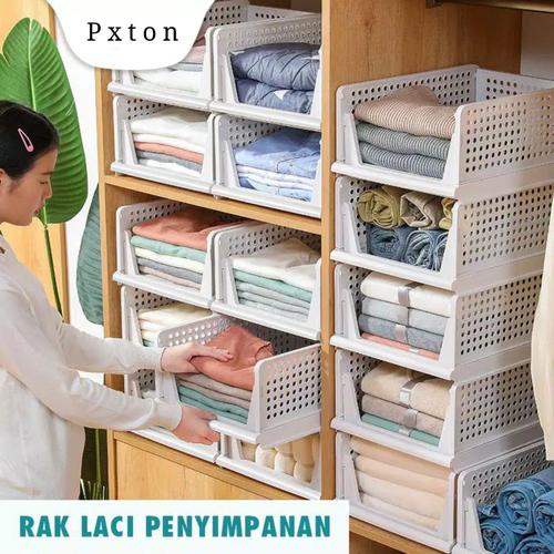 Jual RAK LACI LIPAT, STORAGE BOX, RAK PAKAIAN SUSUN Barang Rak Baju ...
