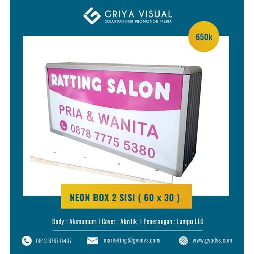 Jual NEON BOX 2 SISI - Jakarta Selatan - Griya Visual | Tokopedia