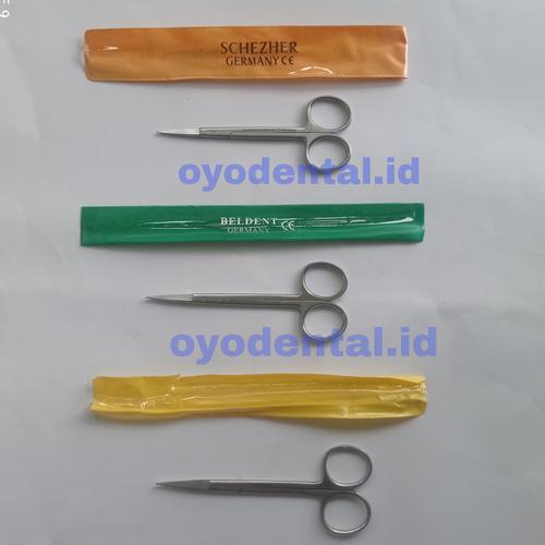 Jual gunting bedah operasi / gunting jaringan / gum Scissor belldent ...