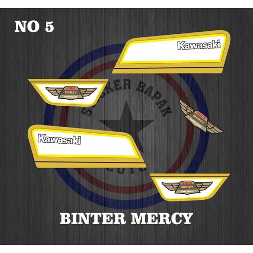 Jual Stiker striping BINTER MERZY sticker_bapak list - NO 7 - Kab ...