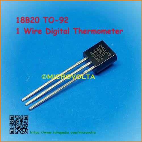 Jual DS18B20 18B20 TO-92 Digital Thermometer Temperature Sensor - Kota ...