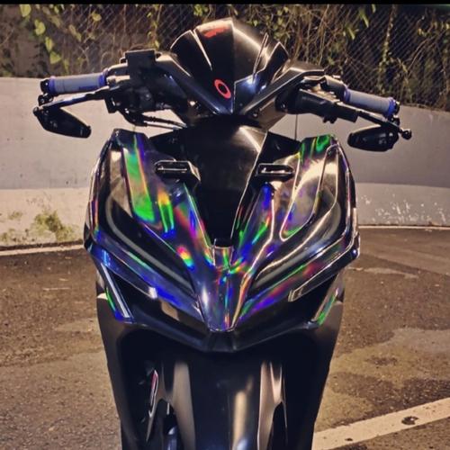 Jual Sticker Body Motor Laser Chrome Black - Kota Bekasi - Sticker Mart ...