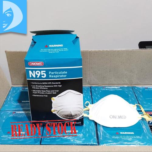 Jual Onemed N95 Masker Original Particulate Respirator Mask N 95 - Kota ...