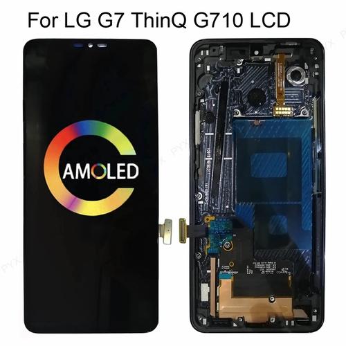 Jual LCD TOUCHSCREEN LG G7 G710 THINQ ORIGINAL AMOLED DENGAN FRAME ...