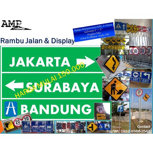 Jual Rambu Rambu Lalu-Lintas dan Rambu K3 - Kab. Bekasi - RAMBU JALAN ...