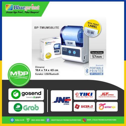 Jual PRINTER BLUEPRINT PORTABLE THERMAL RECEIPT TMUM58 BP-TMUM58 LITE - Kota Palembang - MDP ...
