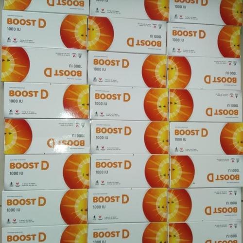 Jual Boost D 1000 IU Vitamin D3 1000 IU (1 Strip isi 10 Tablet ...