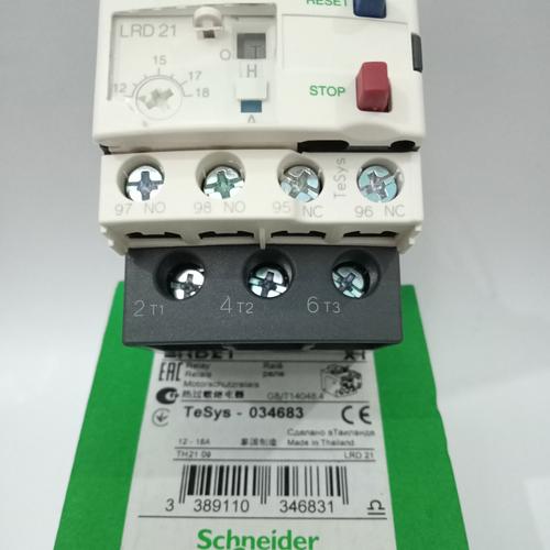 Jual Thermal Overload Relay LRD21 LRD 21 Schneider electric - Jakarta ...