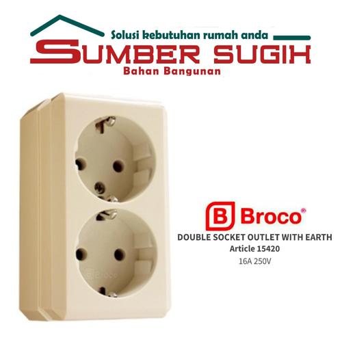 Jual DOUBLE STOP KONTAK ARDE OUTBOW BROCO 15420 - Kota Bandung - TB ...