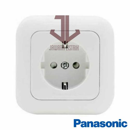 Jual PANASONIC STOP KONTAK CP WEJP 1121 WEJP1121 WIDE SERIES PUTIH ...