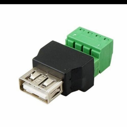 Jual CONECTOR USB MALE / FEMALE MODE TERMINAL HARGA PER 1 PCS - FEMALE ...