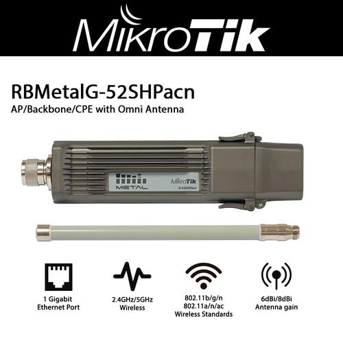 Jual MIKROTIK ACCESS POINT 2GHz/5GHz RBMetalG-52SHPacn - Kota Medan ...