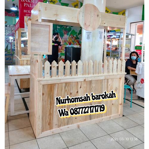 Jual gerobak kayu/gerobak minimalis/gerobak thaitea/gerobak - Jakarta ...