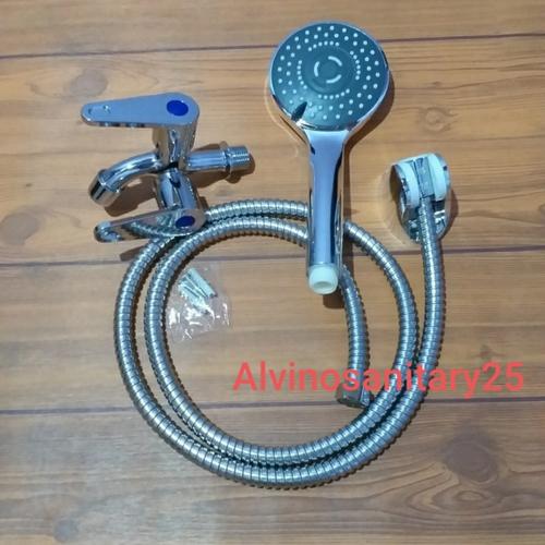 Jual paket hemat shower mandi hand sower murah - Hitam - Jakarta Utara ...