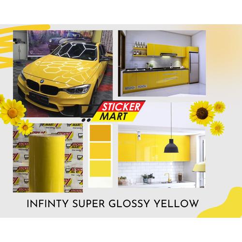 Jual Sticker Mobil Sticker Motor Sticker Anti Gores Warna Kuning Lemon ...