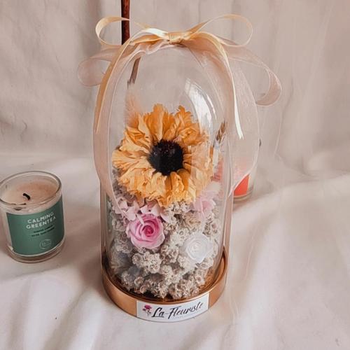 Promo Bunga Dalam Kaca | Kubah Bunga | Flower Dome | Bunga Abadi | lp ...