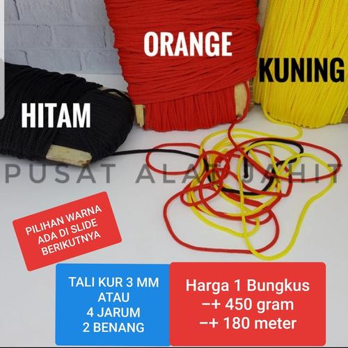 Jual TALI KUR 3MM 4 JARUM 2 BENANG PEGANGAN HANDLE PAPER BAG PER 1 ...