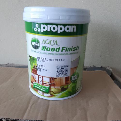 Jual WATERBASE TOP COAT PROPAN WOOD FINISH CLEAR GLOSS 1L - clear doff ...