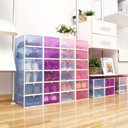 Jual Kotak Sepatu Transparan Tebal Serbaguna Shoes Box Tempat ...