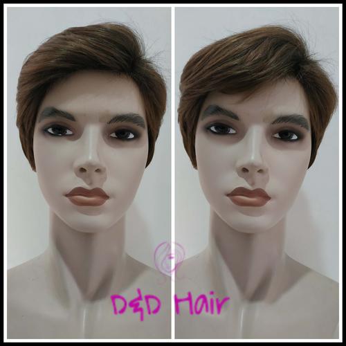 Jual Wig Rambut Pria - D&D16004 - Lightbrown - Wig Pria - Black ...