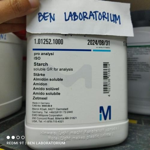 Jual STARCH soluble GR for analysis Merck 250gr catalog : 1.01252.0250 ...