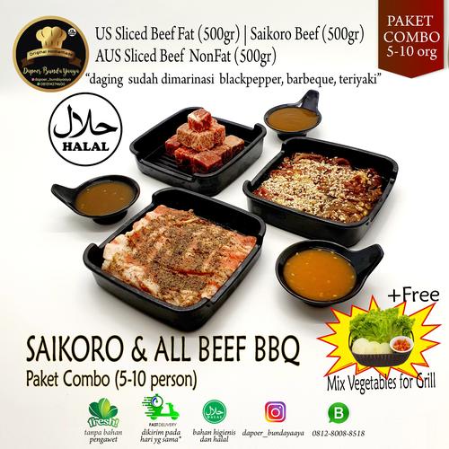 Jual Barbeque Grill Paket All Beef Combo untuk 5-10 Orang (Halal Food ...