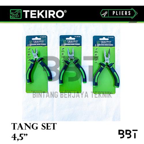 Jual Tekiro Tang Mini Set 4.5" / Tang Kombinasi / Tang Lancip / Tang Potong - Kota Surabaya ...
