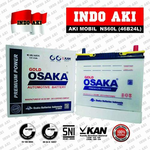 Jual Aki Mobil NS60L 46B24L Livina Karimun Baleno Corolla Picanto OSAKA - Kota Surabaya - Indo ...
