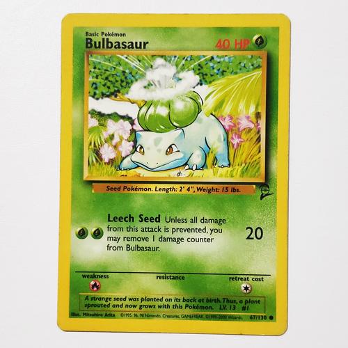 Jual Kartu Trading Card Game (TCG) Pokemon - Bulbasaur Base Set 2 (2000 ...