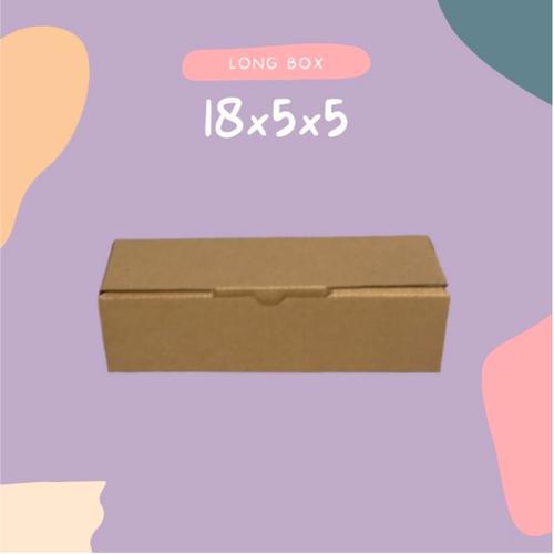 Jual LONG BOX 18x5x5 // DUS KARTON DIE CUT / KEMASAN OLSHOP ...