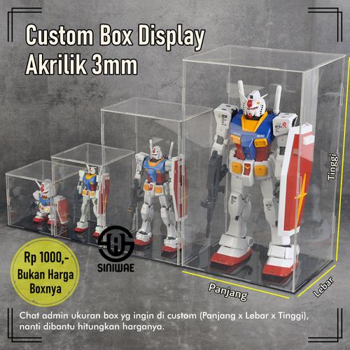 Jual Custom Kotak Akrilik 3mm Box Display Acrylic Diecast Showcase ...
