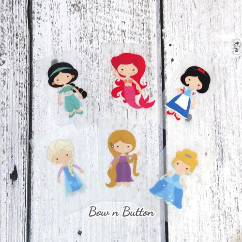 Jual Sticker Patch Sablon Baju Iron Stiker Princess - Elsa - Kab ...