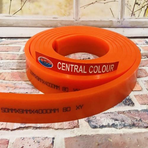 Jual Karet Rakel Kotak 50MM X 9MM X 4000MM 85A Sablon Per CM - ORANGE ...