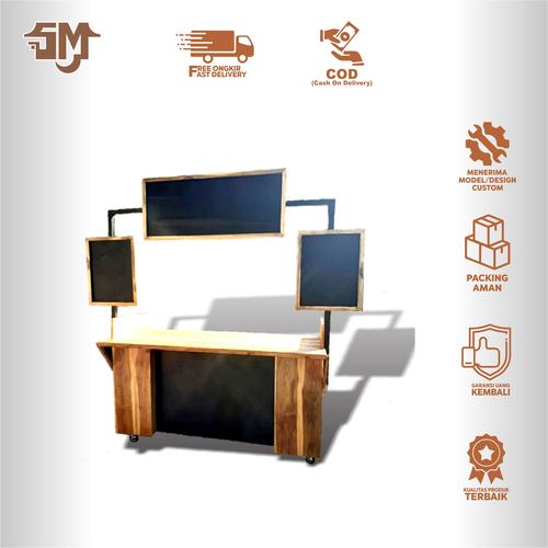 Jual Jual Booth 5 Kekinian Portable/Stand Booth kayu/Grobak booth ...