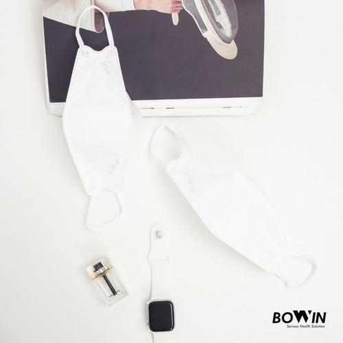 Jual BOWIN MASKER KN95 4D DESIGN 95% BFE PFE (MODEL KF94) - PUTIH (5pcs ...