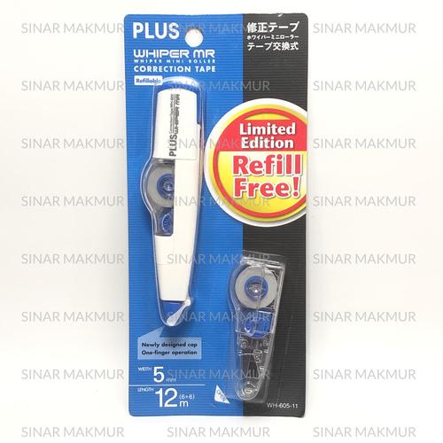 Jual Correction Tape / Tipe Kertas Plus Whiper MR WH-605-11 - Hijau - Jakarta Barat - Sinar ...