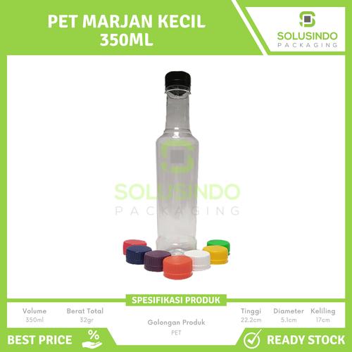 Jual Botol Plastik Marjan Kecil 350ml PET - Orange - Kota Bekasi ...