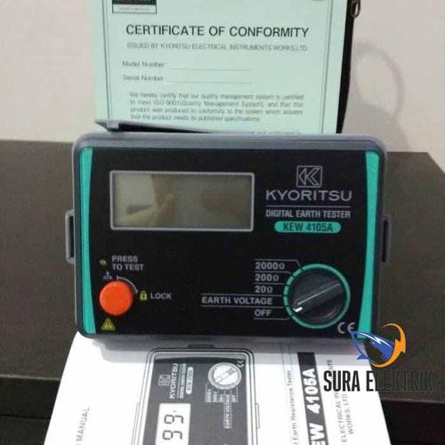 Jual Digital Earth Tester Megger Grounding 4105 A Kyoritsu - Kota ...