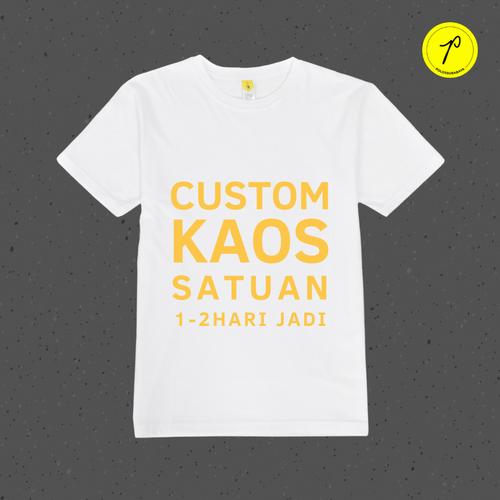 Jual CUSTOM KAOS SABLON DESIGN BEBAS - A4+A4 - Kota Surabaya - polossby ...