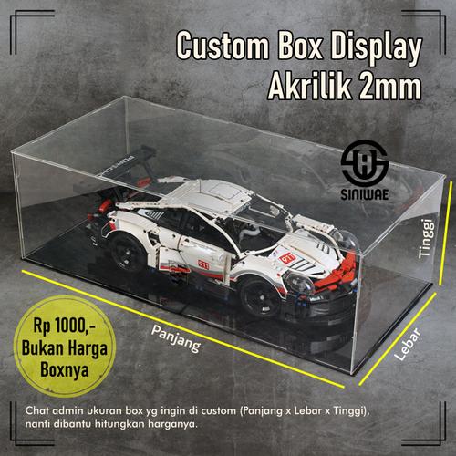 Jual Custom Box Display Acrylic Kotak Akrilik Diecast Showcase Figure ...