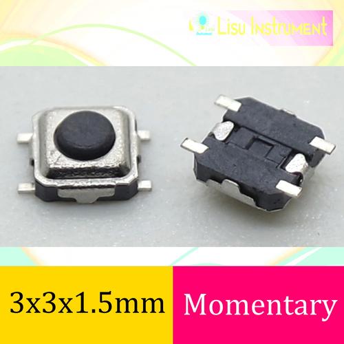Jual Micro Switch 3x3x1.5mm 3*3*1.5MM Tactile Push Button Momentary ...