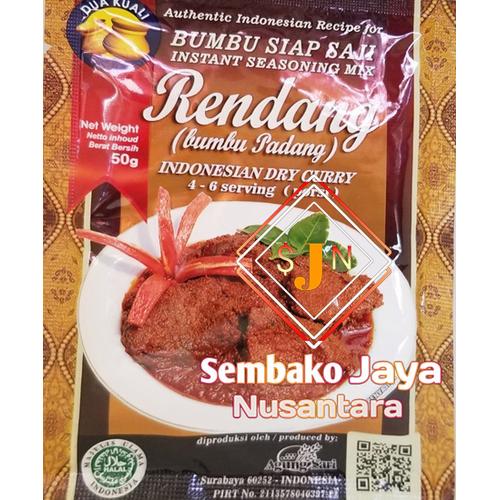 Jual bumbu rendang/Bumbu Dua Kuali/rendang bumbu padang/instan asli ...