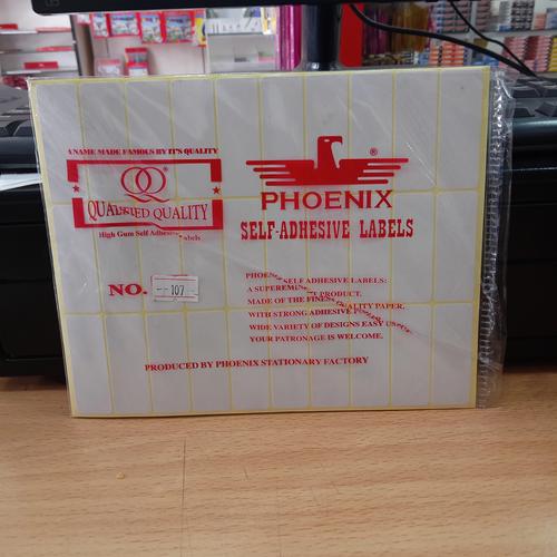 Jual Stiker Label Nama / Label Harga No.107 Phoenix - Kota Malang ...