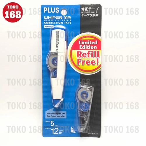 Jual PLUS WHIPER MR Correction Tape / Tipex Kertas WH-605-11 (SET ...