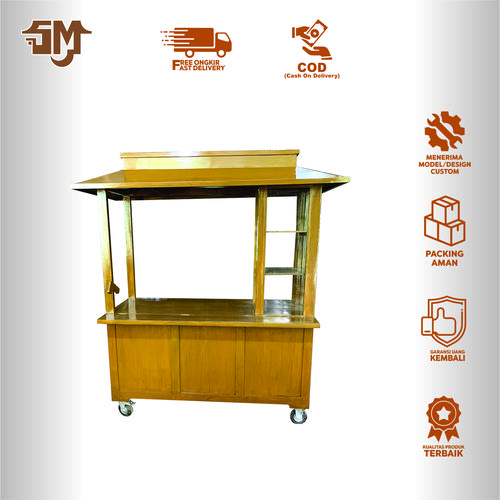 Jual Grobak Minuman Booth 3 Portable Jus dan Sop Buah/Jual Booth ...