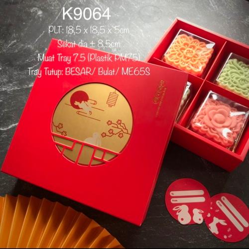 Jual Kotak Mooncake K9064 Merah Red Rabbit Kotak Saja - Jakarta Utara ...