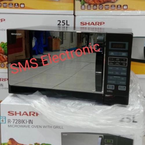Jual Microwave Sharp 25L with Grill R-728(K)IN - Putih - Jakarta ...