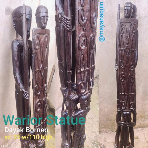 Jual Patung Perang Suku Dayak - Kota Depok - Mayana Quin | Tokopedia