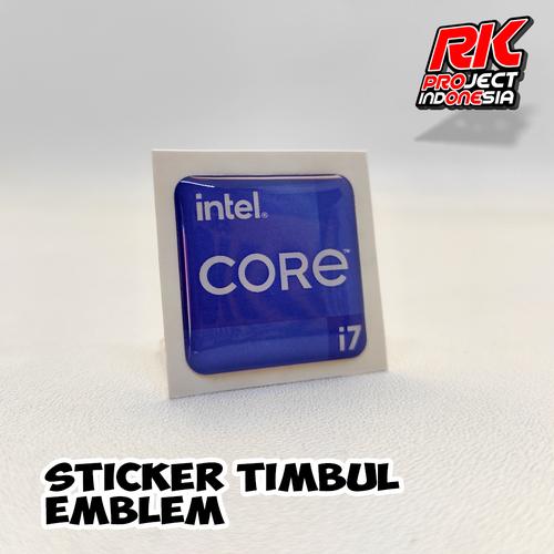 Jual INTEL CORE I7 V1 Sticker Timbul Emblem Resin Lentur - Kab. Bandung ...