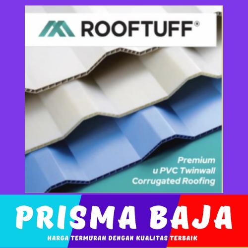 Jual ATAP upvc Rooftuff putih, biru doubel layer efektif 86cm - Kab ...